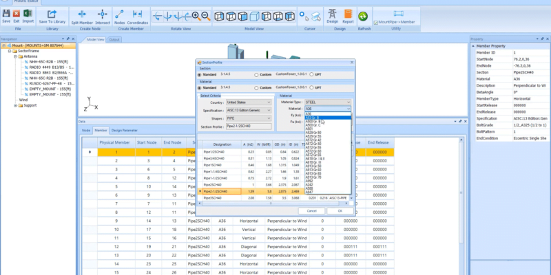 OpenTower Mount Analysis - CTTEC